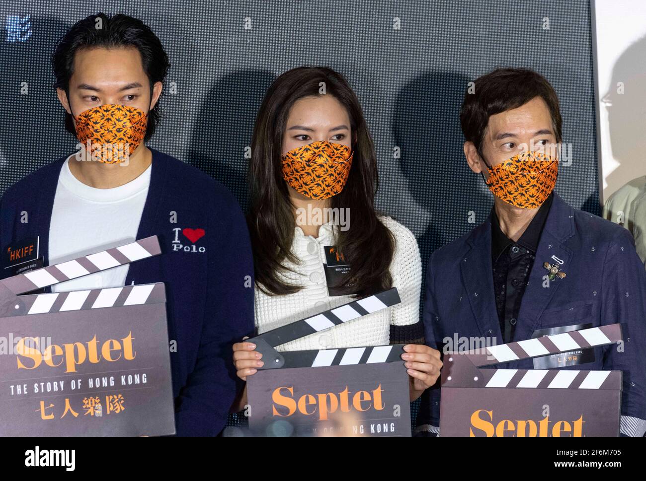 Hongkong, Hongkong, China. April 2021. L. Tony Wu Tsz Tung, M.NG Wing ...