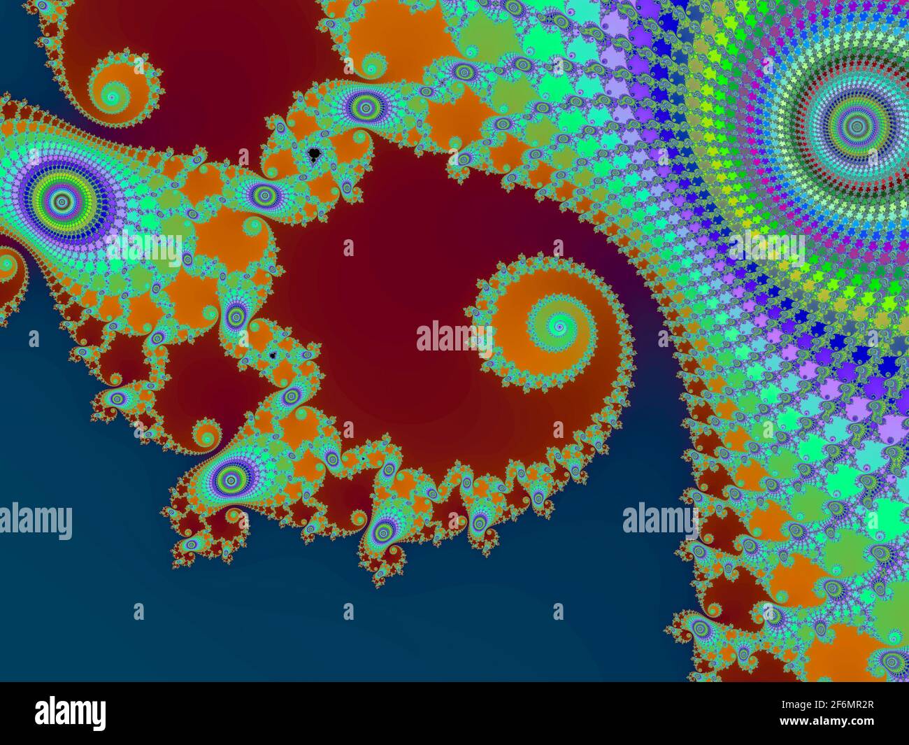 Mandelbrot Zoom Fraktal Stockfotos und -bilder Kaufen - Alamy