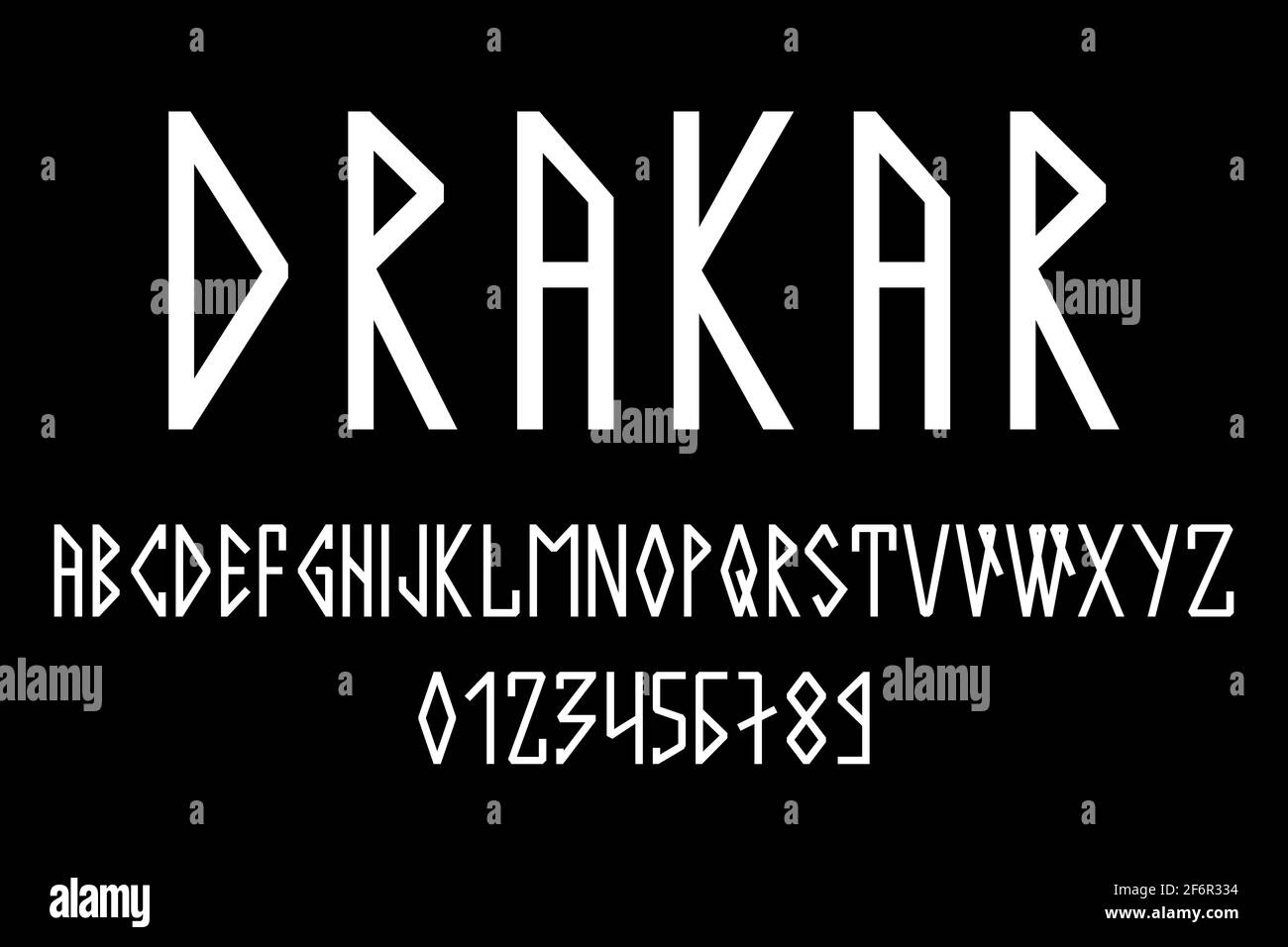 Skandinavische Schrift In Gro buchstaben Im Stil Nordischer Runen skandinavische-schrift-in-gro-buchstaben-im-stil-nordischer-runen