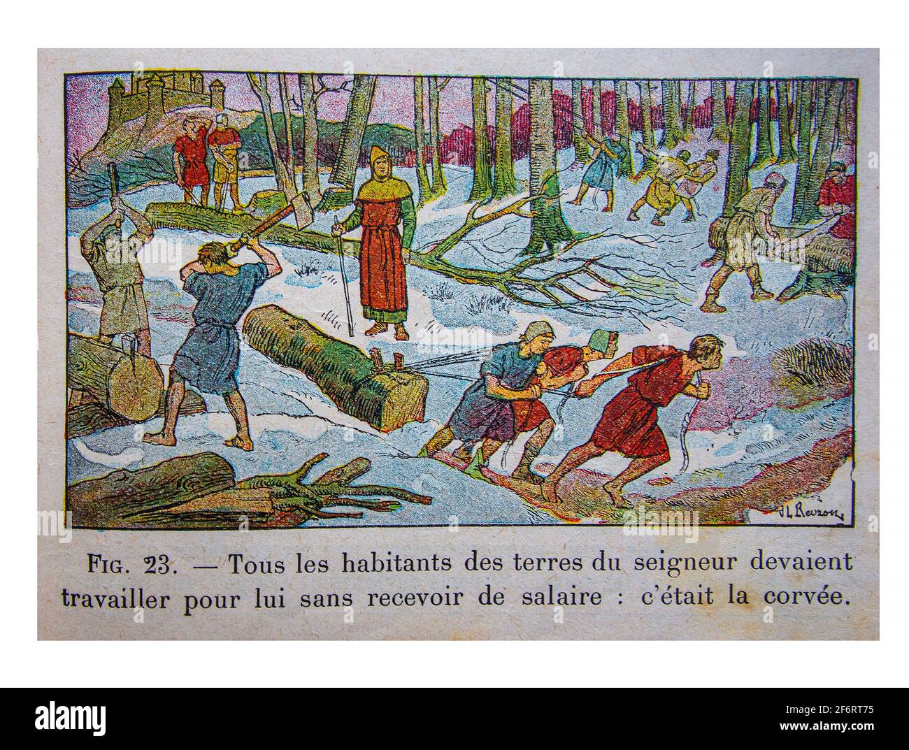 Geschichte, Mittelalter, Les serfs, Histoire de France , Cours ...