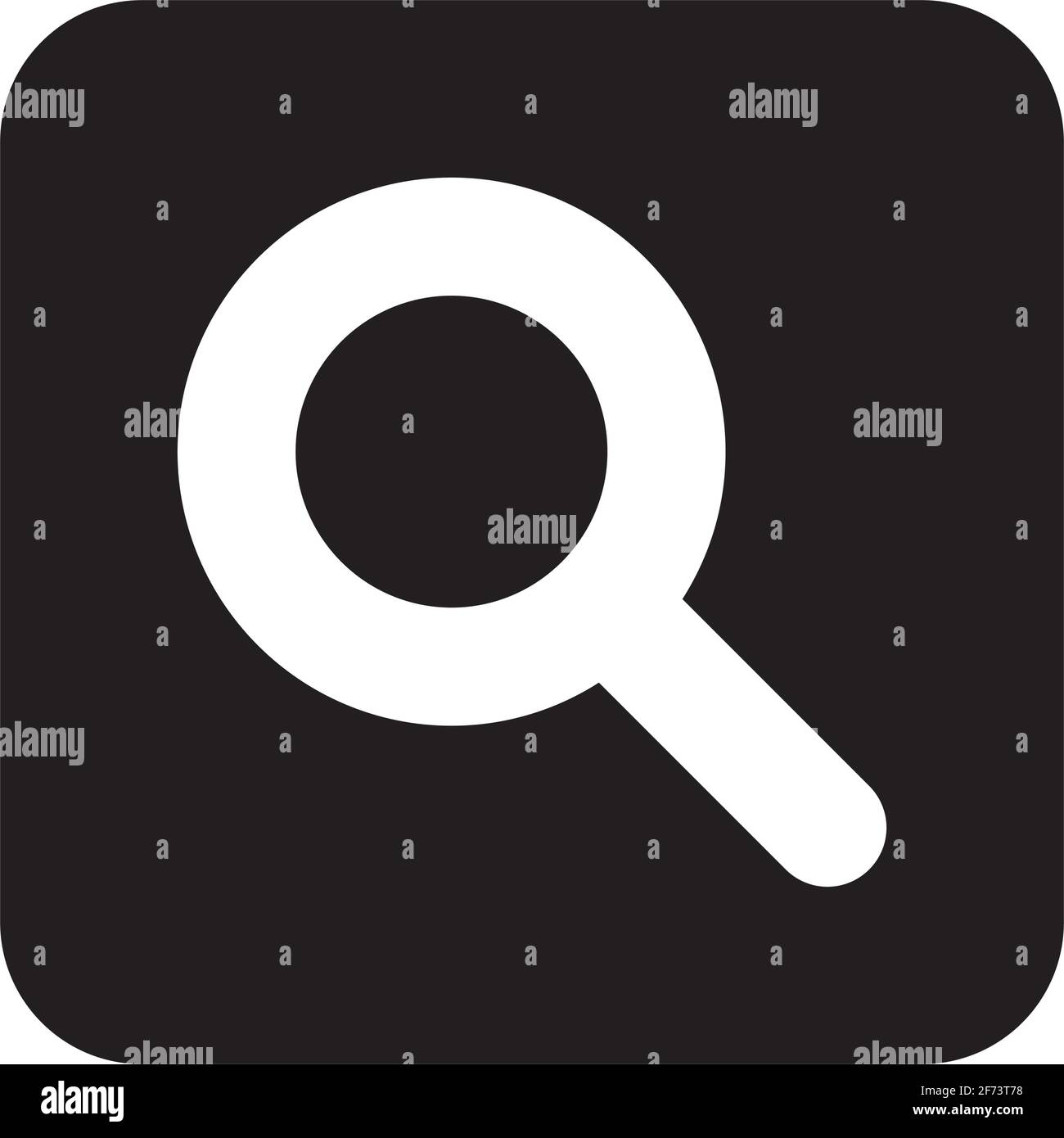 Lupe piktogramm Ausgeschnittene Stockfotos und -bilder - Seite 2 - Alamy