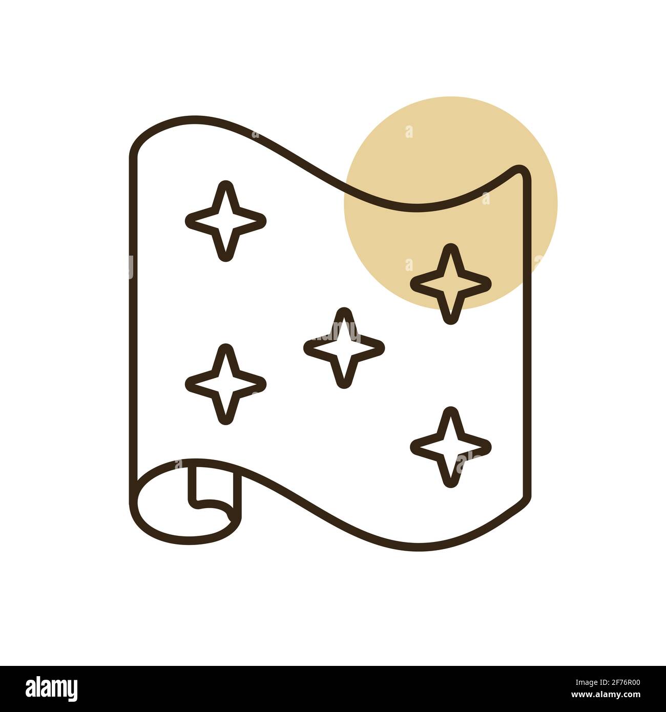 Hintergrund Rolle Vektor flach Symbol. Bau, Reparatur und Gebäude ...