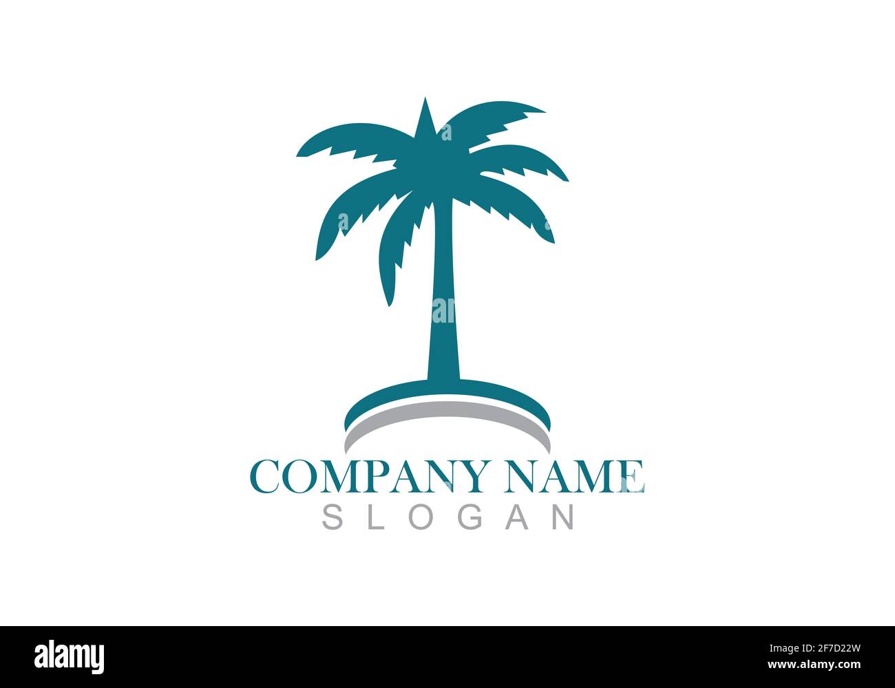 Palm tree illustration Ausgeschnittene Stockfotos und -bilder - Alamy