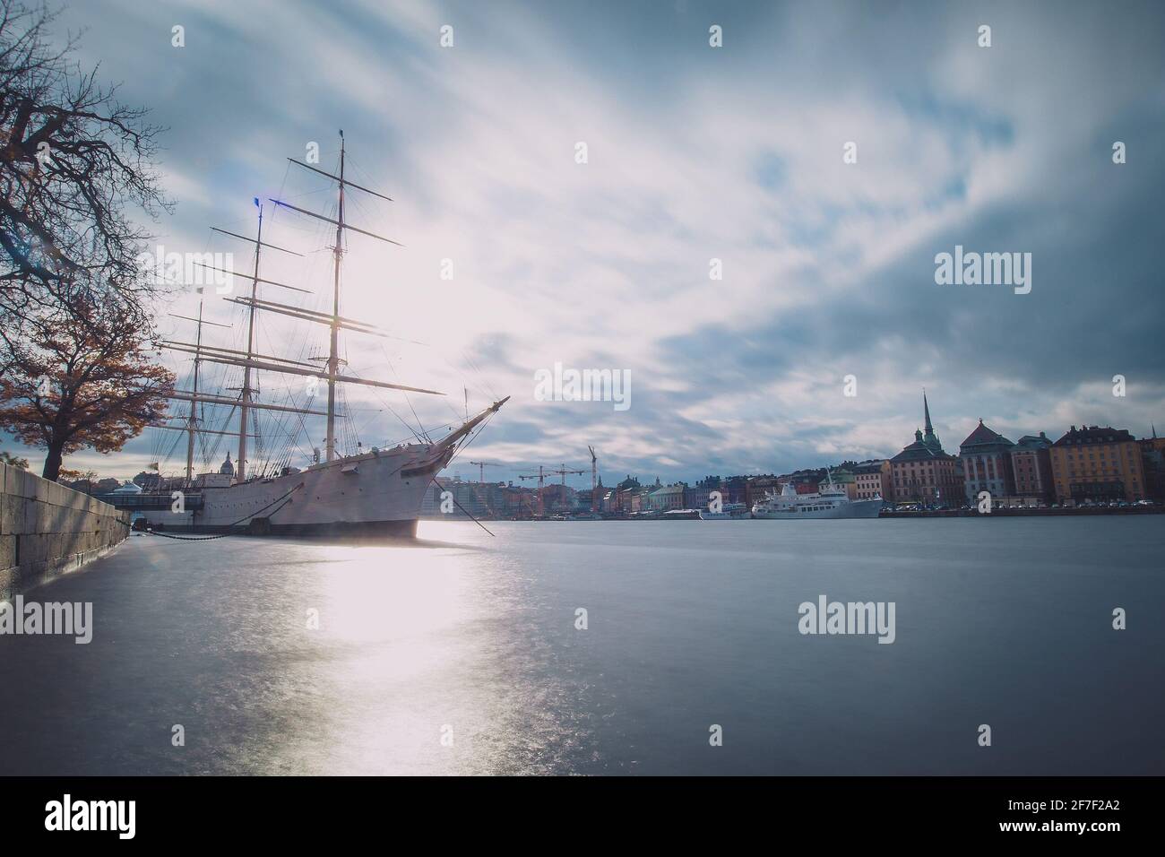 Hostel Schiff oder Segelboot von AF Chapman in Stockholm vor Katarina ...