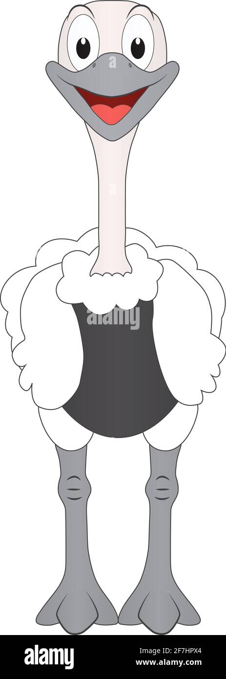Strauß cartoon -Fotos und -Bildmaterial in hoher Auflösung – Alamy