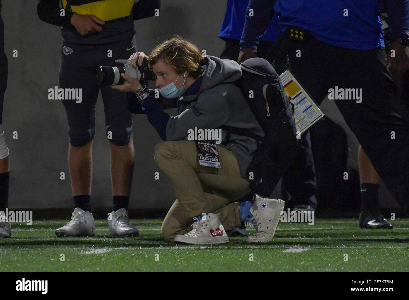 Sean Singleton, Creative Media Director von St. John Bosco, schießt am ...