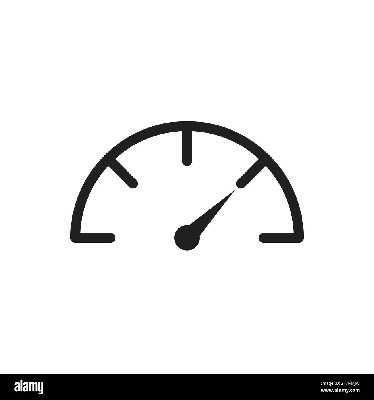 Manometer vektorsymbol Tachometer Messung Zeichen für Grafikdesign ...