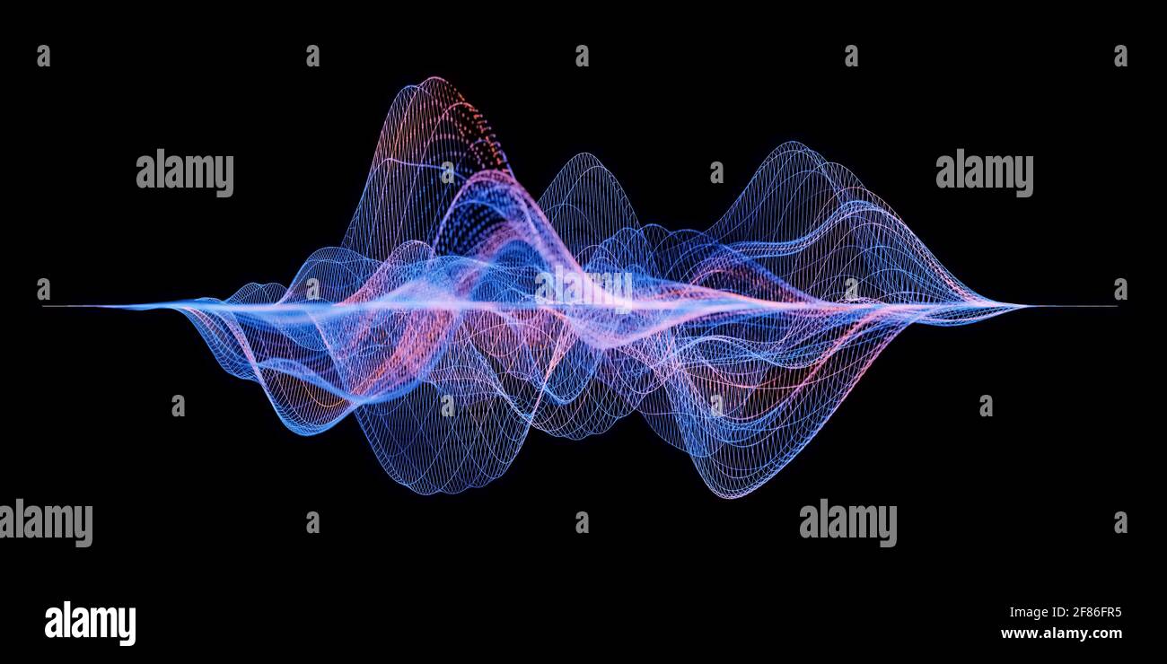 Schallwellen Abstrakt Stockfotos und -bilder Kaufen - Alamy