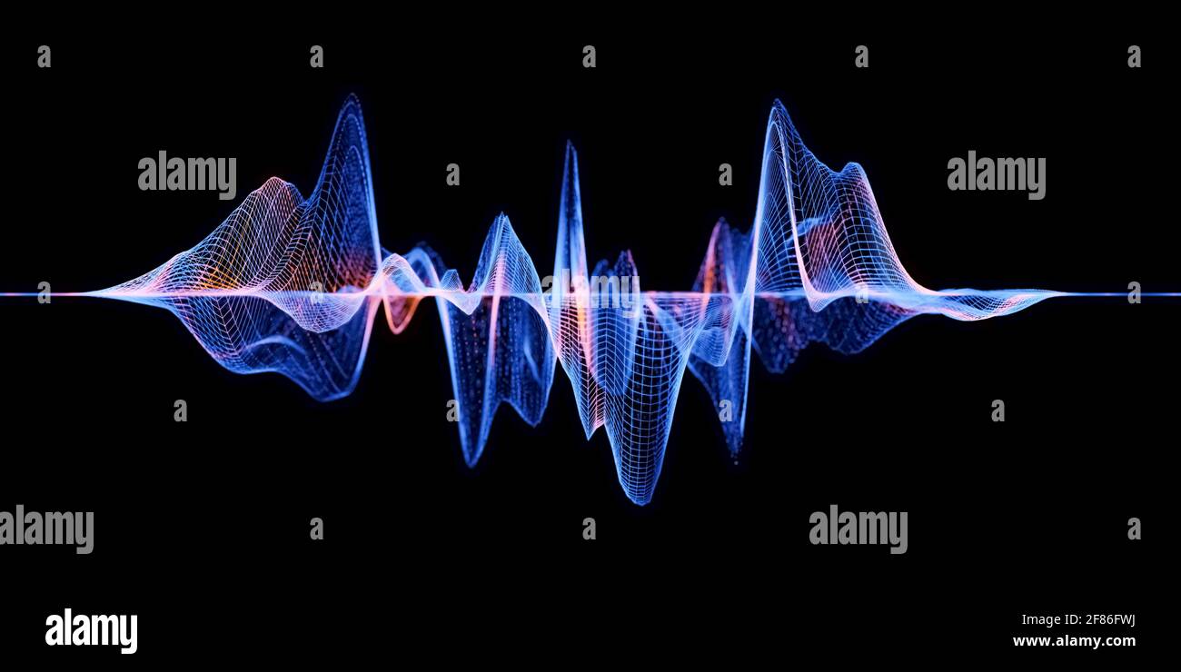 Schallwellen Abstrakt Stockfotos und -bilder Kaufen - Alamy