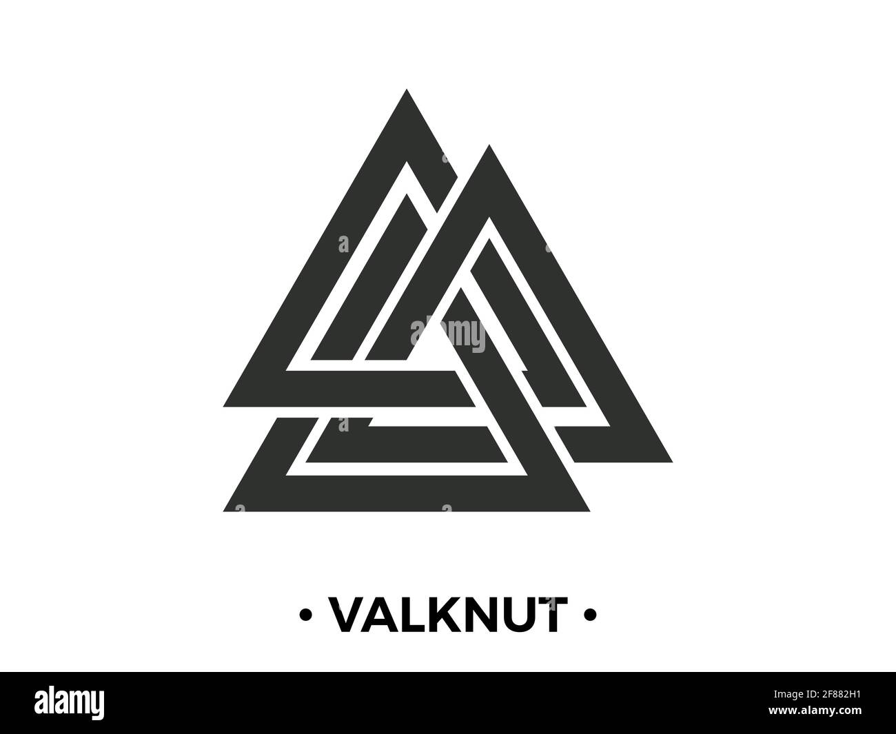 Valknut symbol Ausgeschnittene Stockfotos und -bilder - Alamy