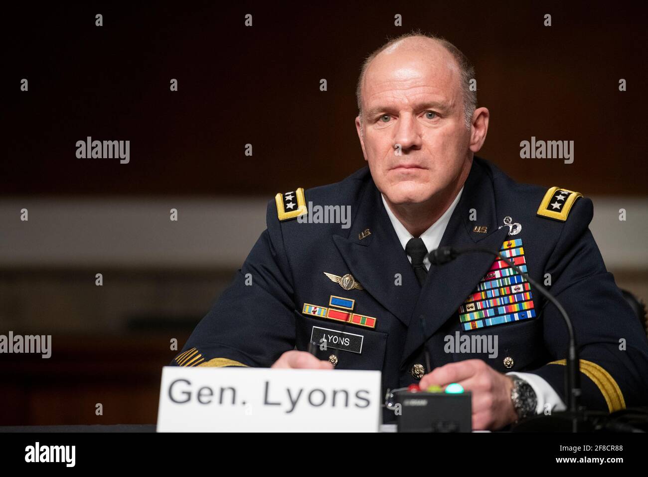General Stephen Lyons, Kommandant des United States Transportation ...
