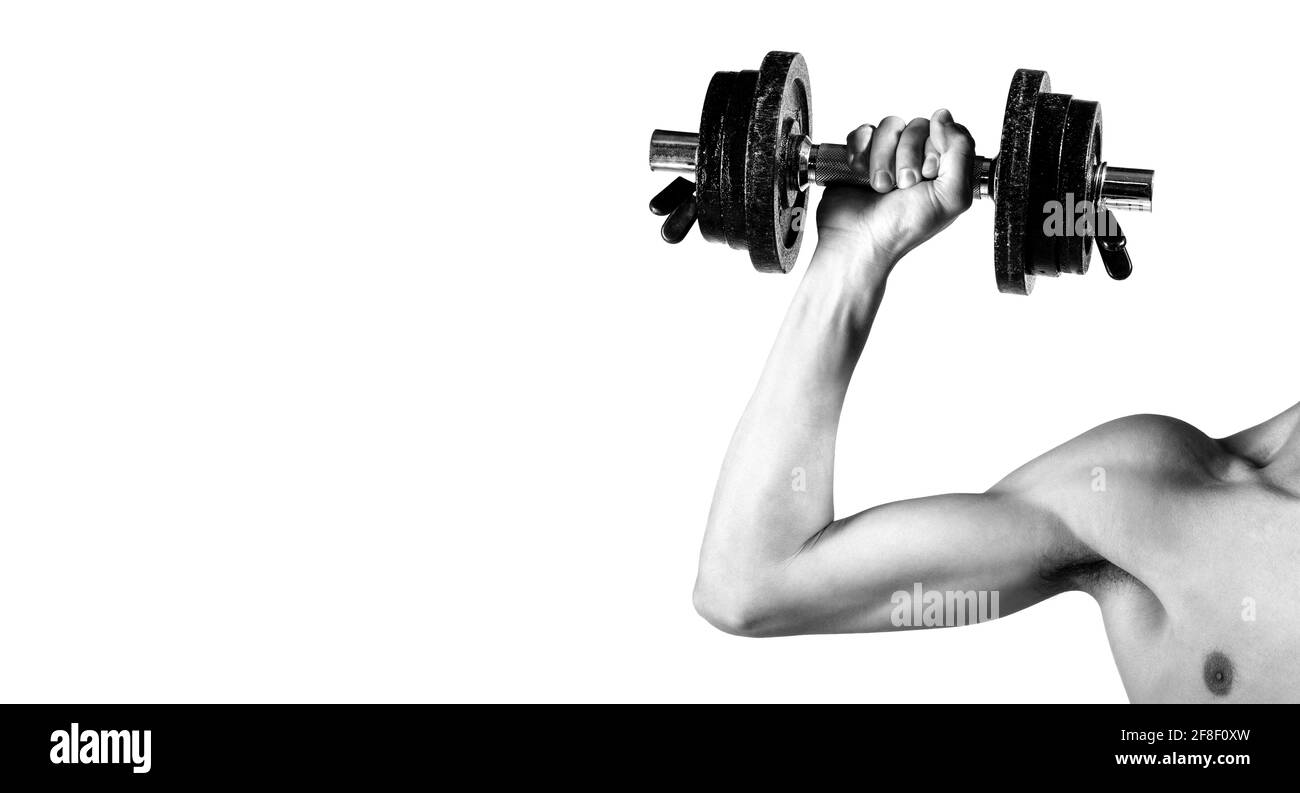Muscle man skinny man Schwarzweiß-Stockfotos und -bilder - Alamy