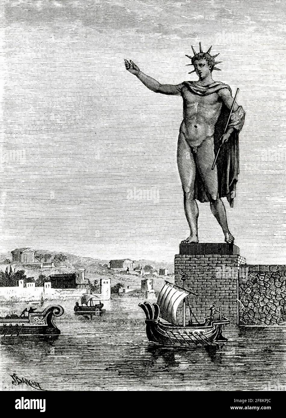 The rhodes colossus -Fotos und -Bildmaterial in hoher Auflösung – Alamy