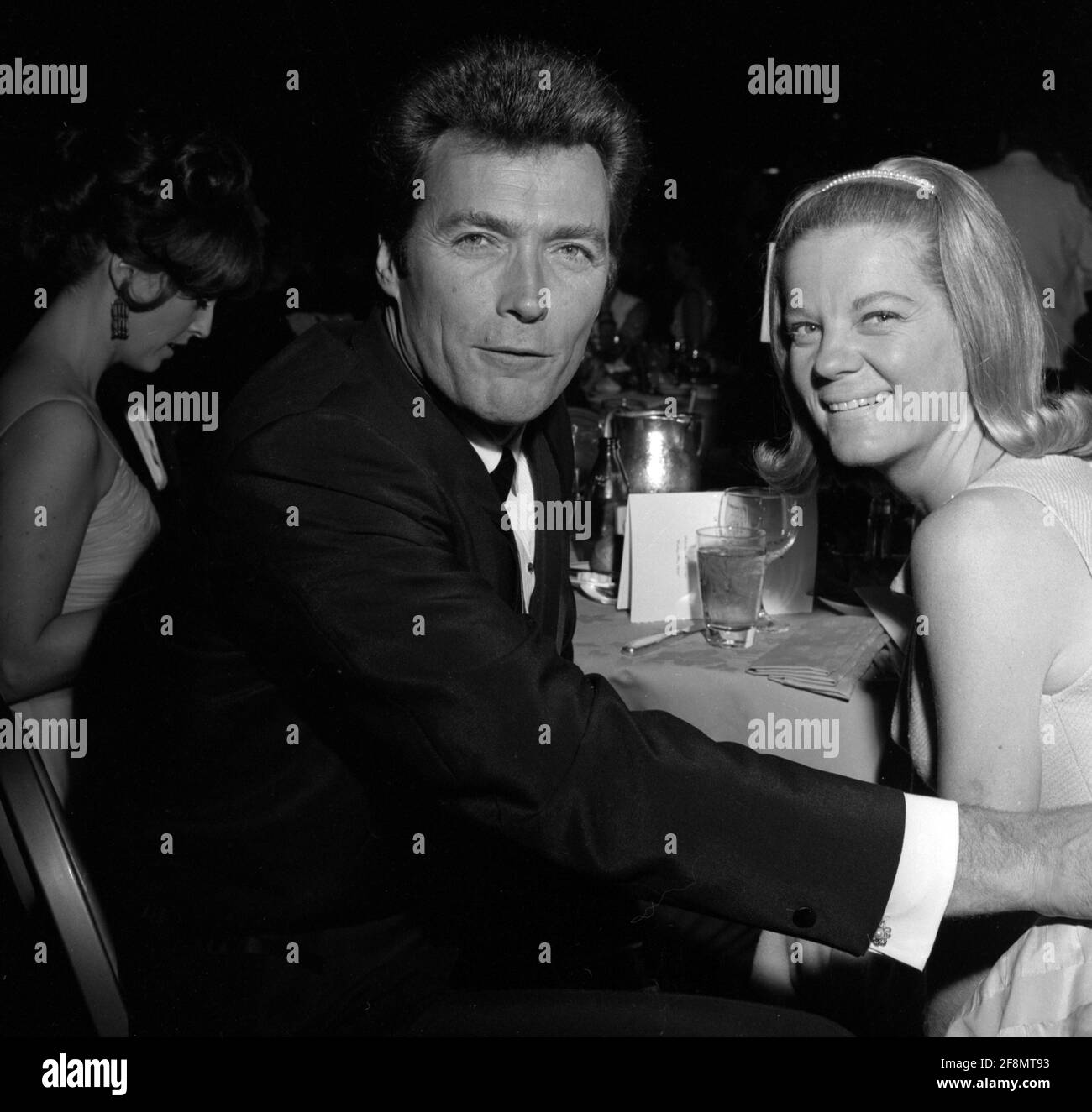 Clint Eastwood und Maggie Johnson um die 1970er Jahre Credit: Ralph ...