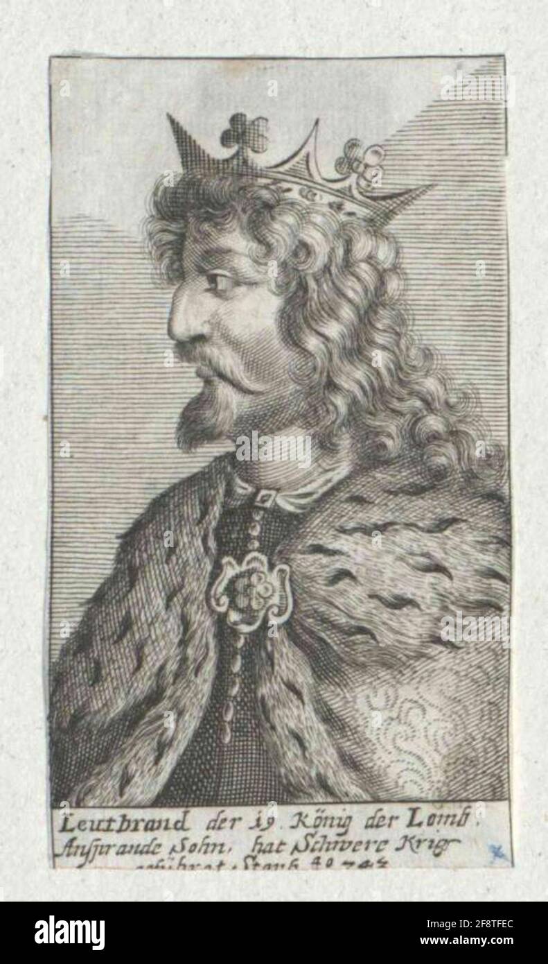 Liutprand, König Dort Langobarden Stockfotografie - Alamy
