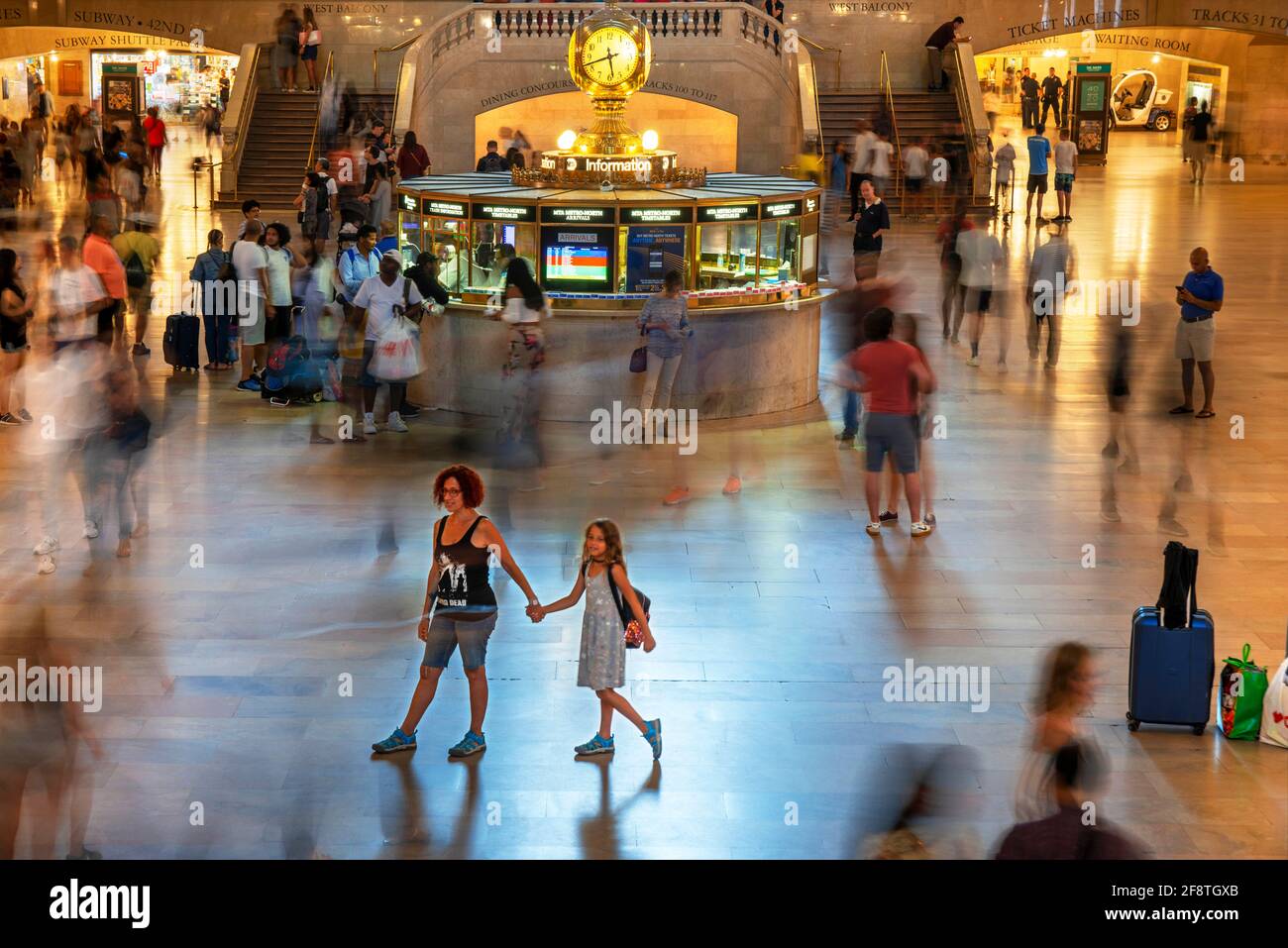 Haupt-Bahnhofshalle im Grand Central Terminal Manhattan New York City ...