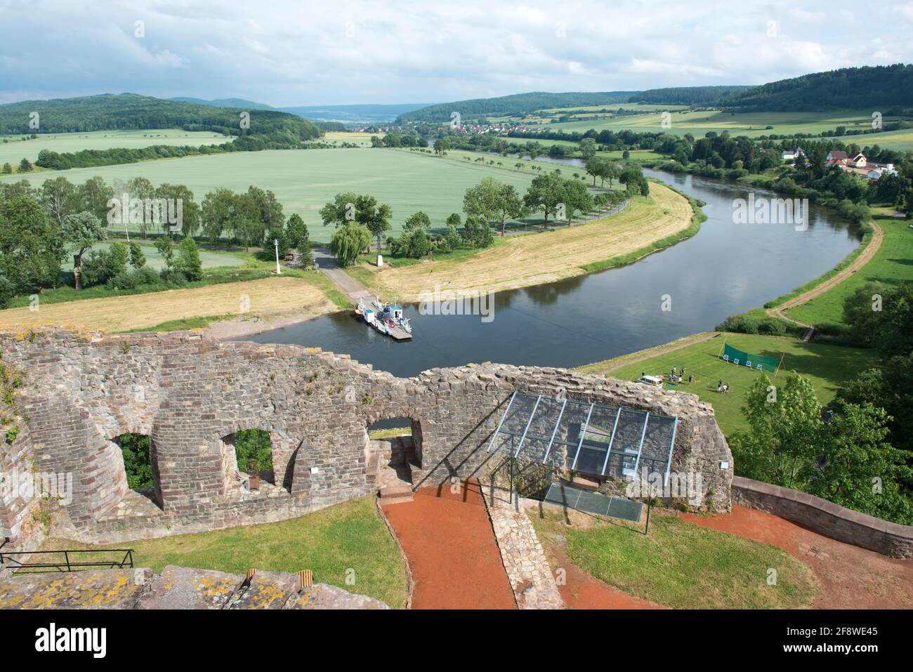 The Weser At Polle Stockfotos und -bilder Kaufen - Alamy