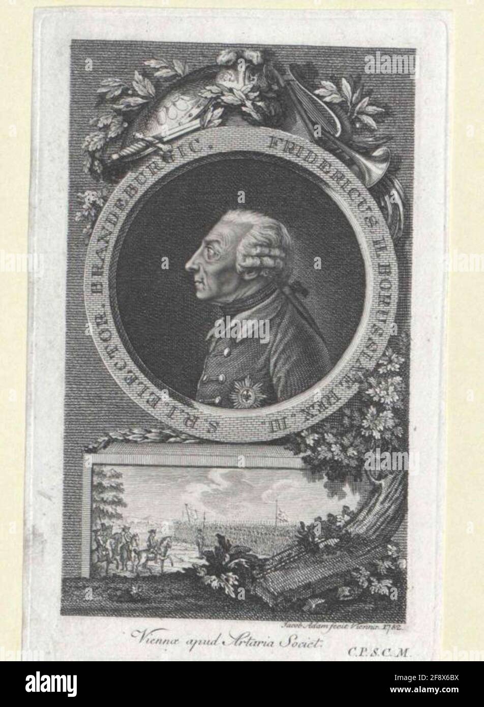 Friedrich II., König von Preußen Radiergummi: Adam, Jacob Verlag ...