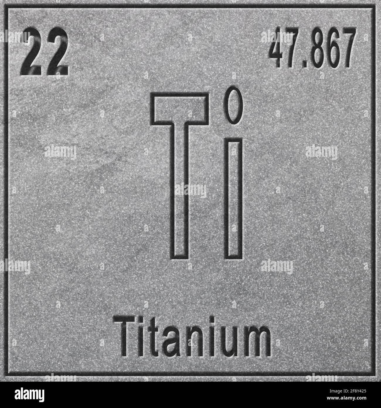 Periodic table elements titanium -Fotos und -Bildmaterial in hoher ...