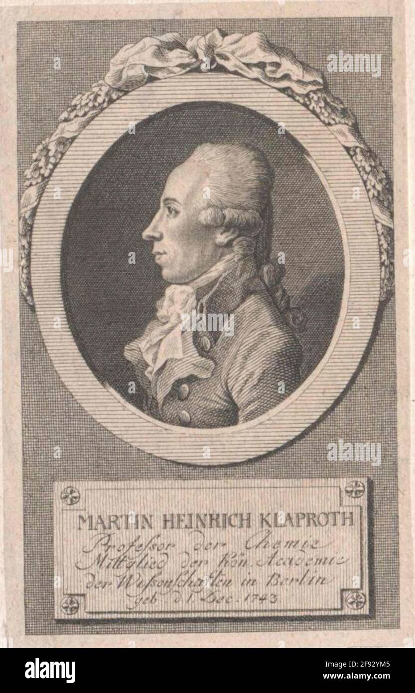 Martin heinrich klaproth -Fotos und -Bildmaterial in hoher Auflösung ...