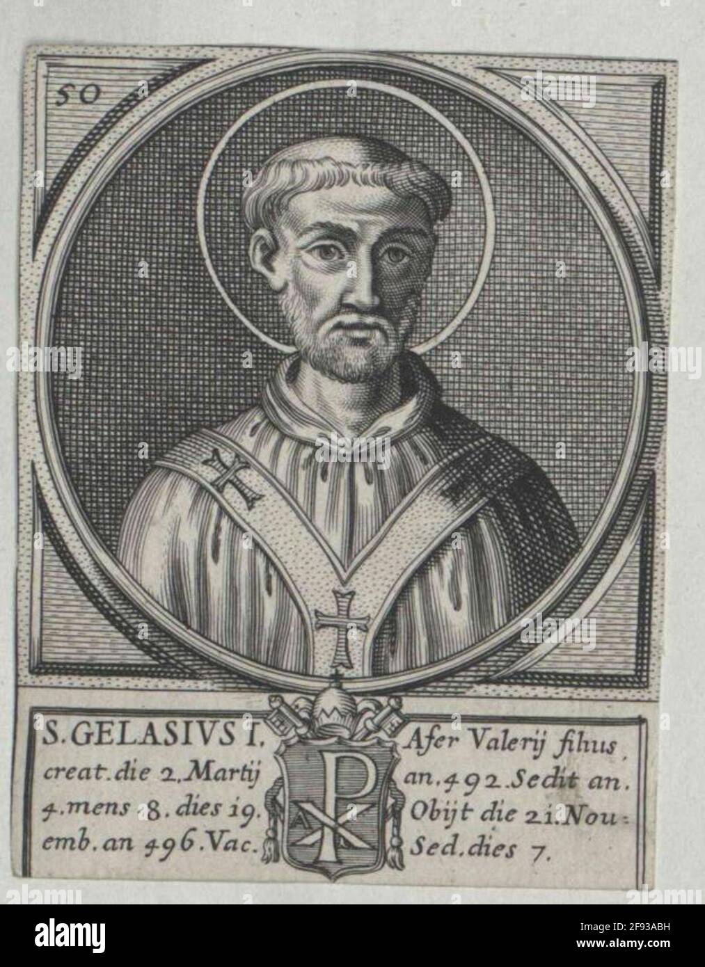 Gelasius I., Papst Stockfotografie - Alamy