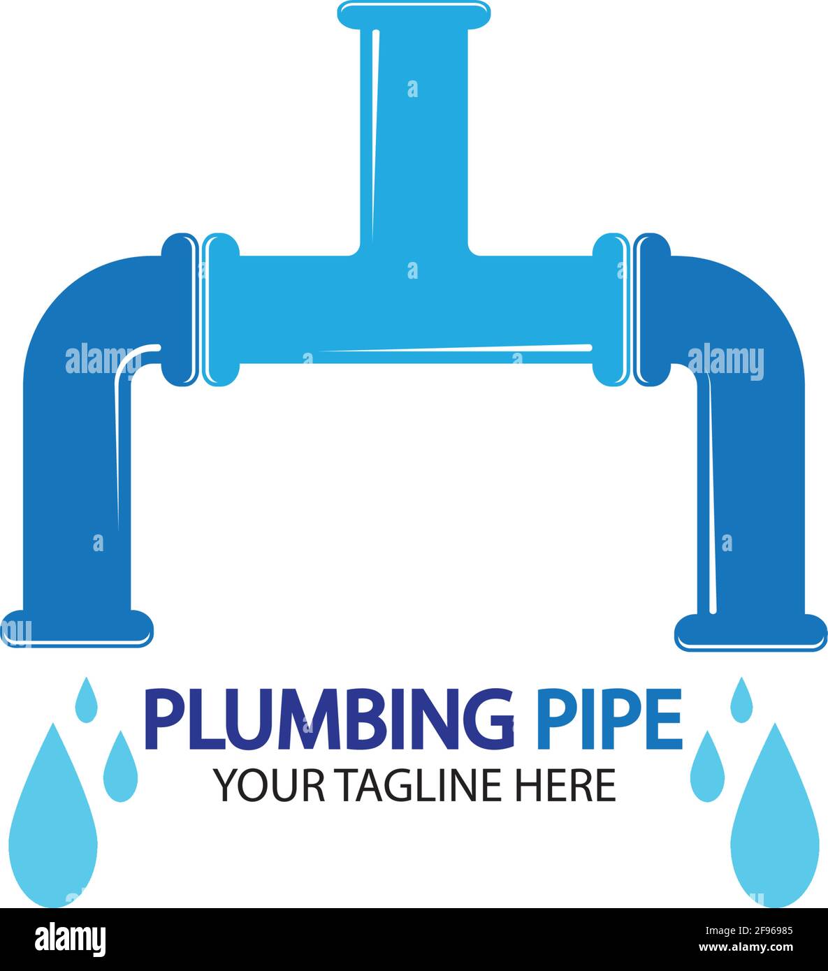 Rohr Klempnerlogo Vektor Design-Vorlage, Klempnerlogo Vektor Design ...