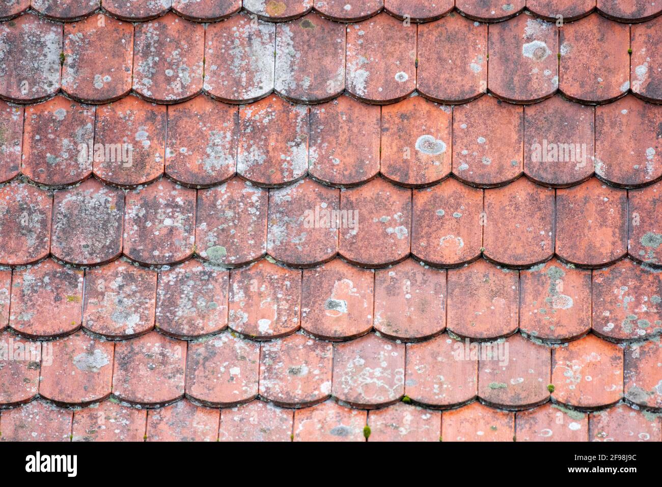 Altes Ziegeldach mit einfachen Fliesen Stockfotografie - Alamy