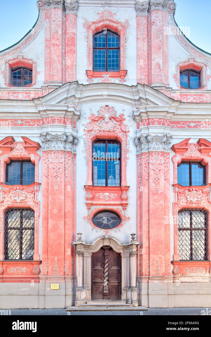 Asamkirche, St. Maria de Victoria Kirche, Barock, Hausfassade, alt ...