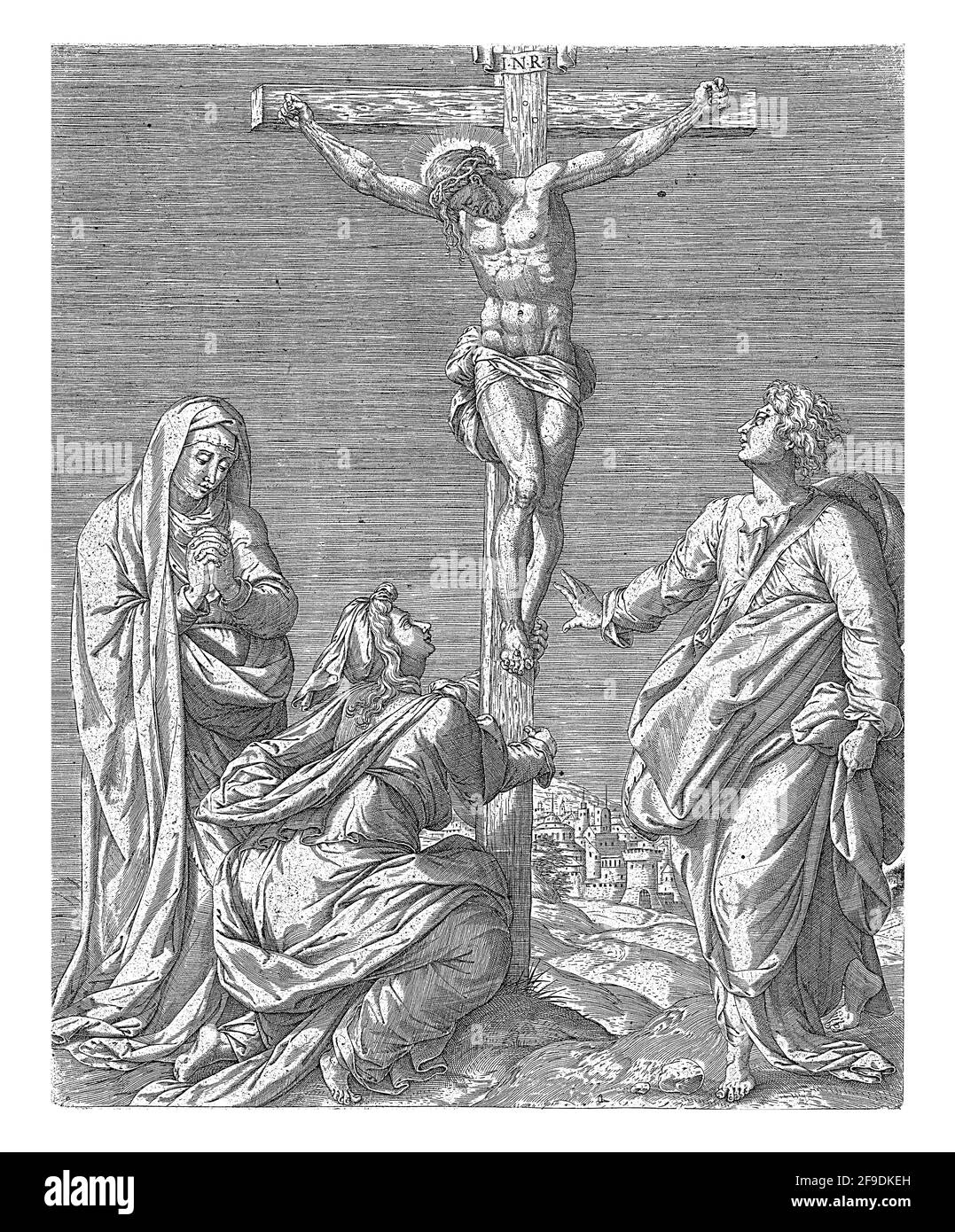 Jesus am kreuz zeichnung Schwarzweiß-Stockfotos und -bilder - Alamy