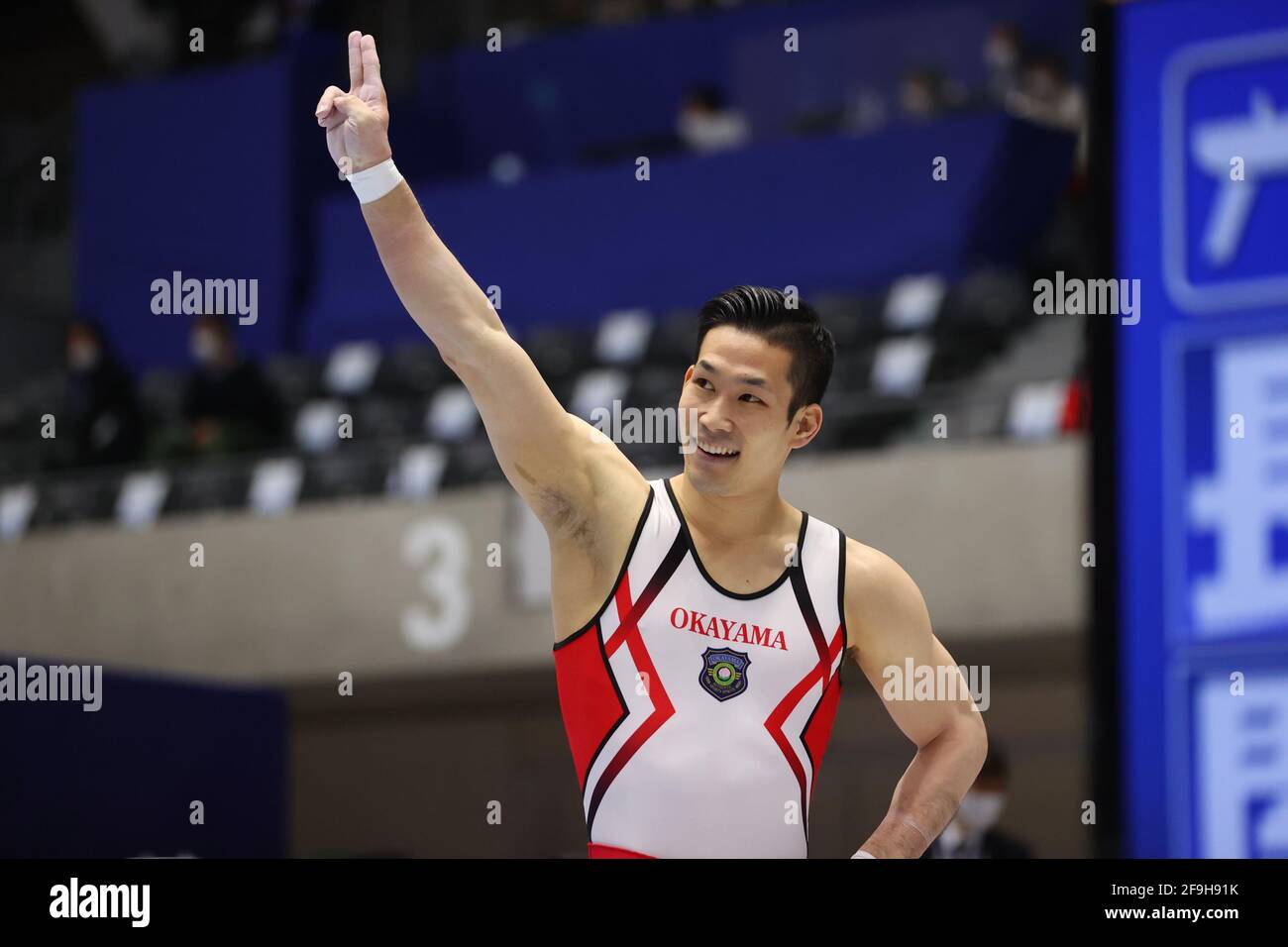 Takasaki Arena, Gunma, Japan. April 2021. Tomomasa Hasegawa, 16. APRIL 2021 - Kunstturnen : die ...