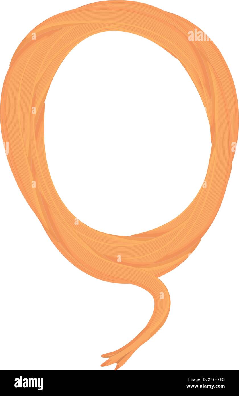 String Lasso-Symbol. Cartoon von String Lasso Vektor-Symbol für Web ...