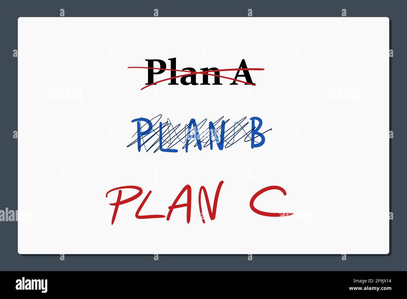 Plan abc Stock-Vektorgrafiken kaufen - Alamy