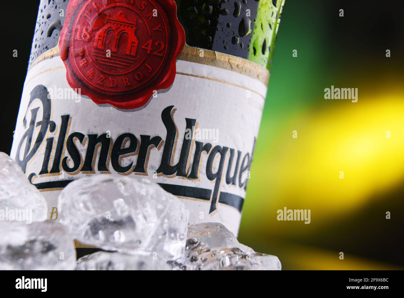 Pilsner Urquell Czech Brand Beer Stockfotos und -bilder Kaufen - Alamy