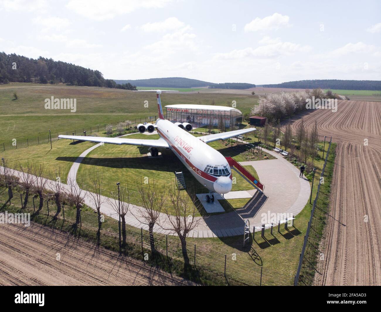 Gollenberg, Deutschland. April 2021. Die 'Lady Agnes', eine Iljuschin ...