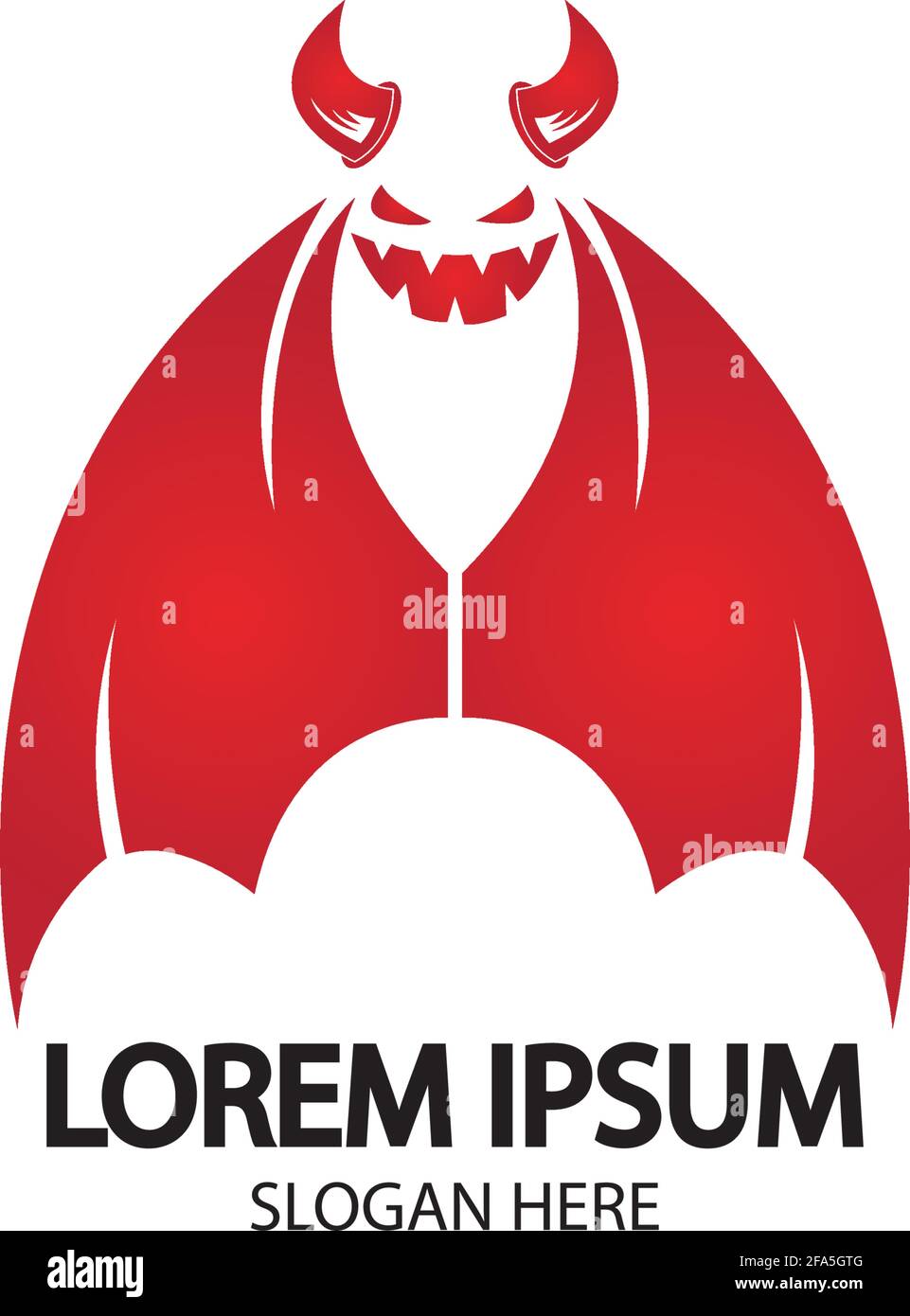 Devil logo Stock-Vektorgrafiken kaufen - Alamy