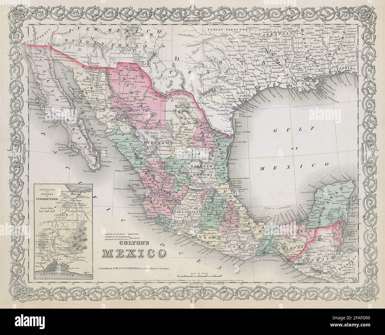 Alte karte von mexico -Fotos und -Bildmaterial in hoher Auflösung – Alamy