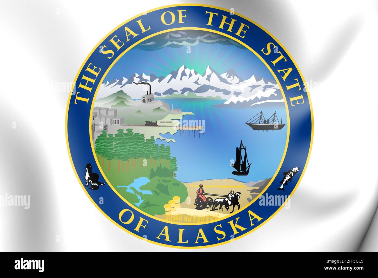 Alaska staatsflagge Stockfotos und -bilder Kaufen - Alamy