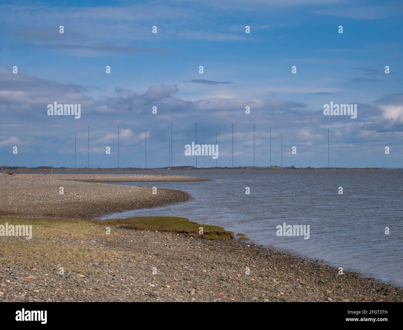 Von Grune Point bei Silloth an der Solway Coast in Großbritannien, den ...