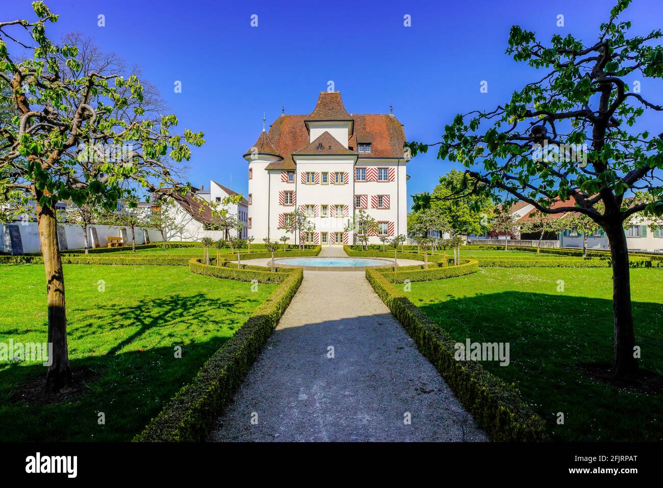 Schloss Aesch oder Schloss Blarer, Baujahr 1605/06 (deutsch: Schloss ...