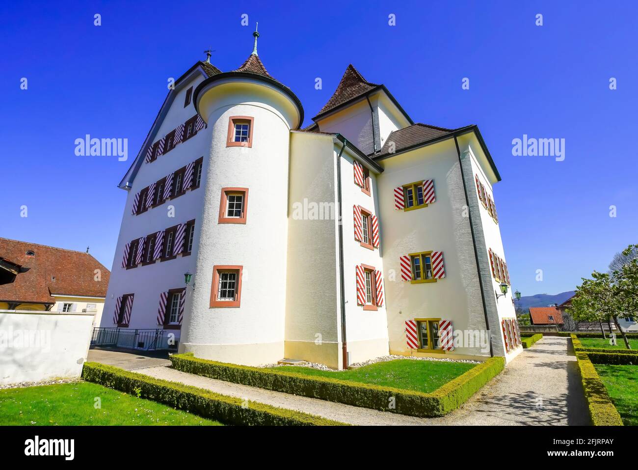 Schloss Aesch oder Schloss Blarer, Baujahr 1605/06 (deutsch: Schloss ...
