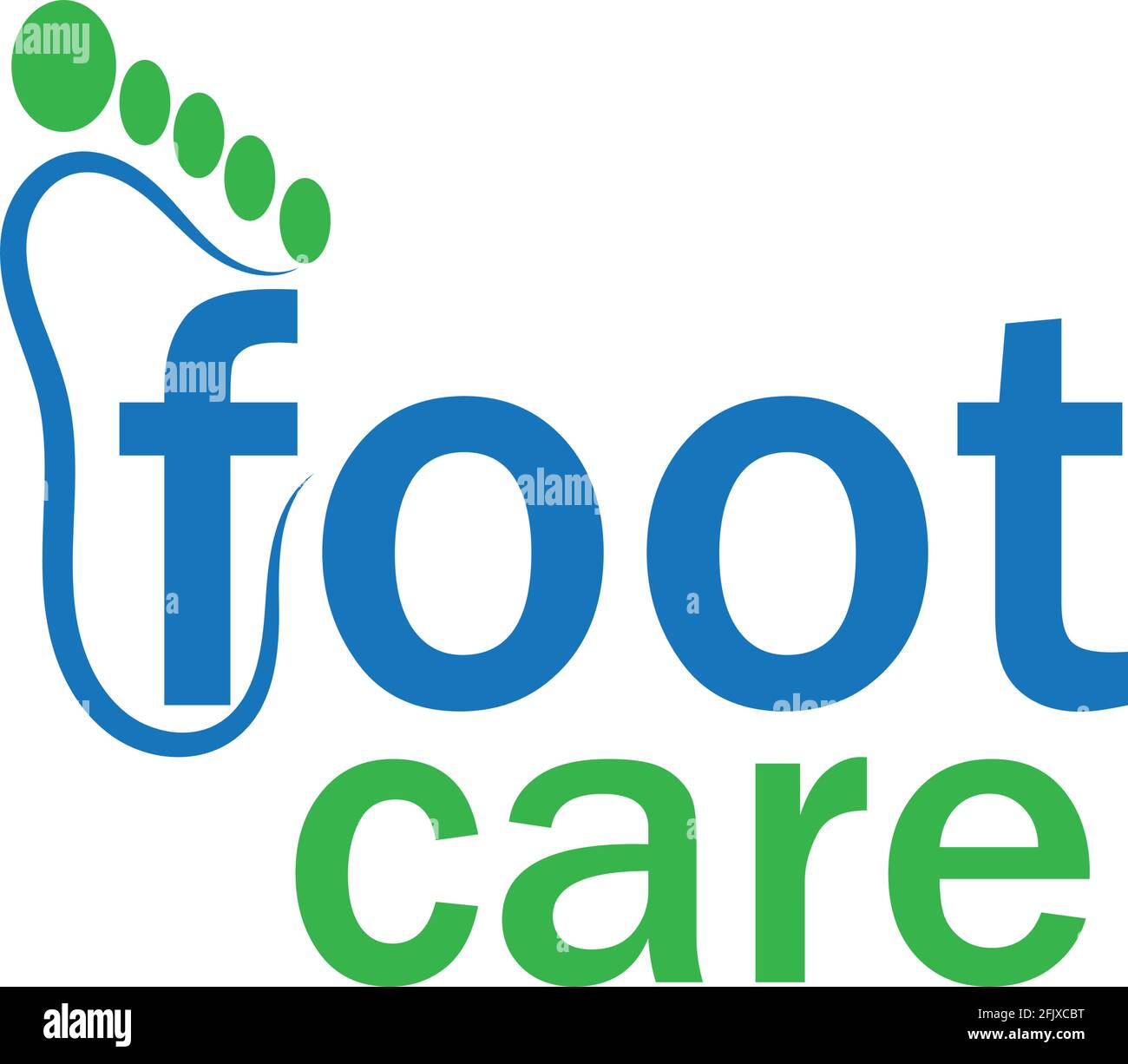 Fuß Logo Vorlage Vektor icon Abbildung design Stock-Vektorgrafik - Alamy