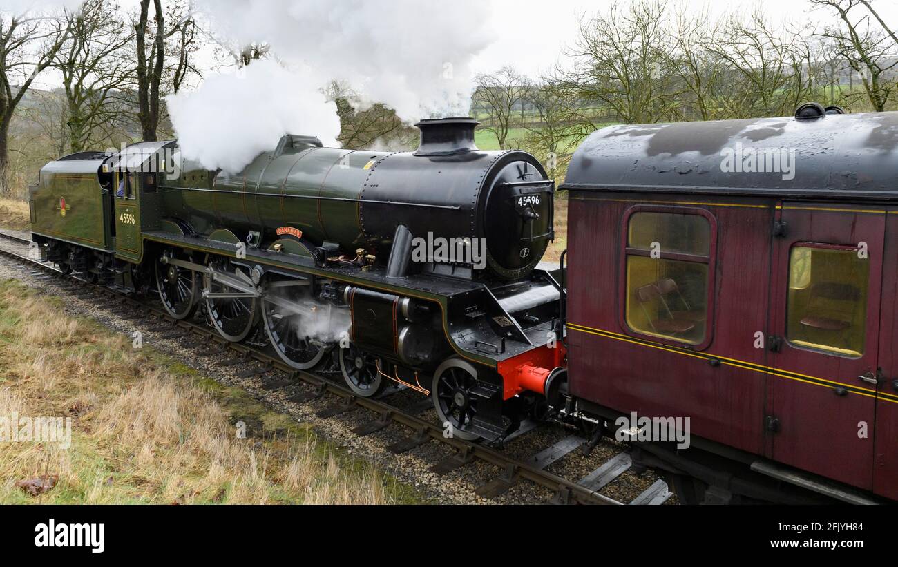 Alte vintage restaurierte historische eisenbahn -Fotos und ...