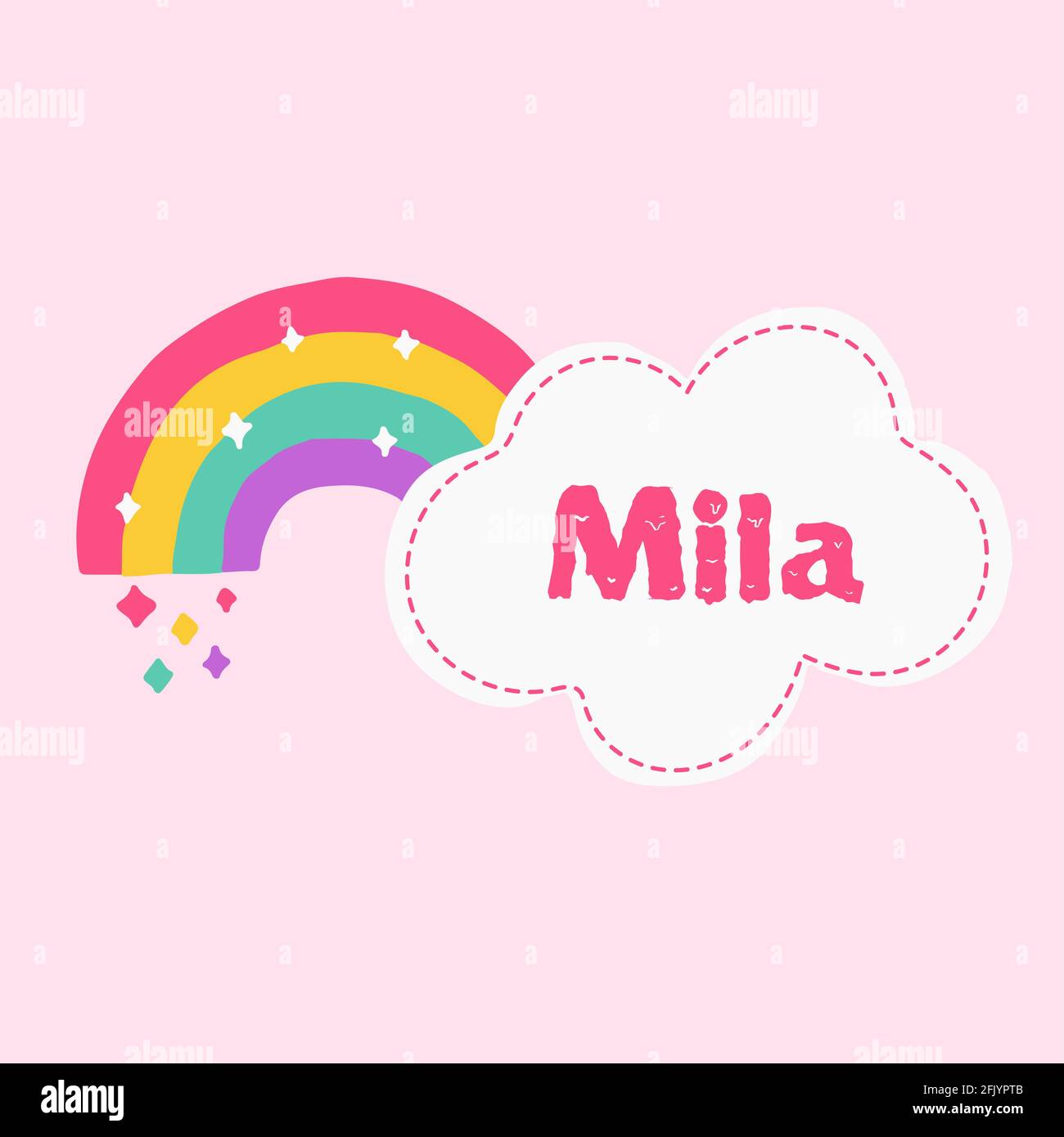 Mila name design -Fotos und -Bildmaterial in hoher Auflösung – Alamy