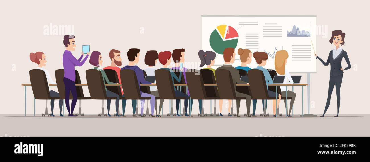 Cartoon business team meeting meeting -Fotos und -Bildmaterial in hoher ...