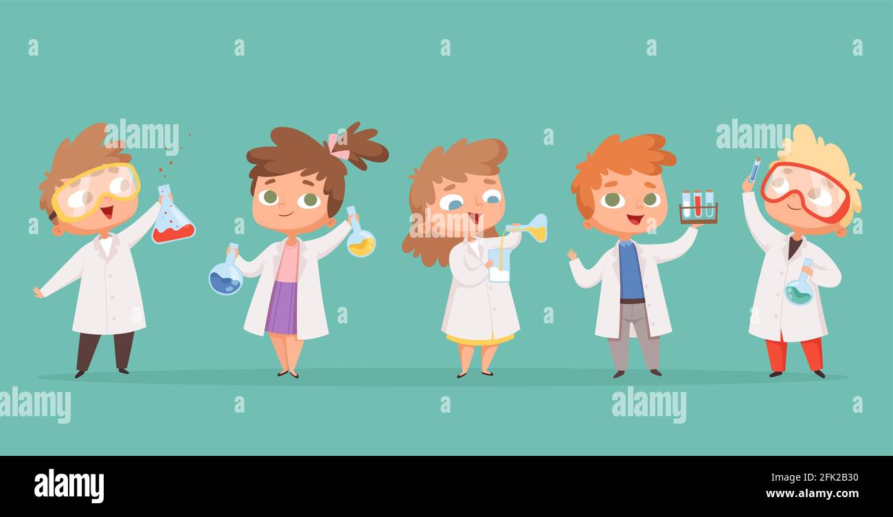 Chemie Wissenschaft Cartoons