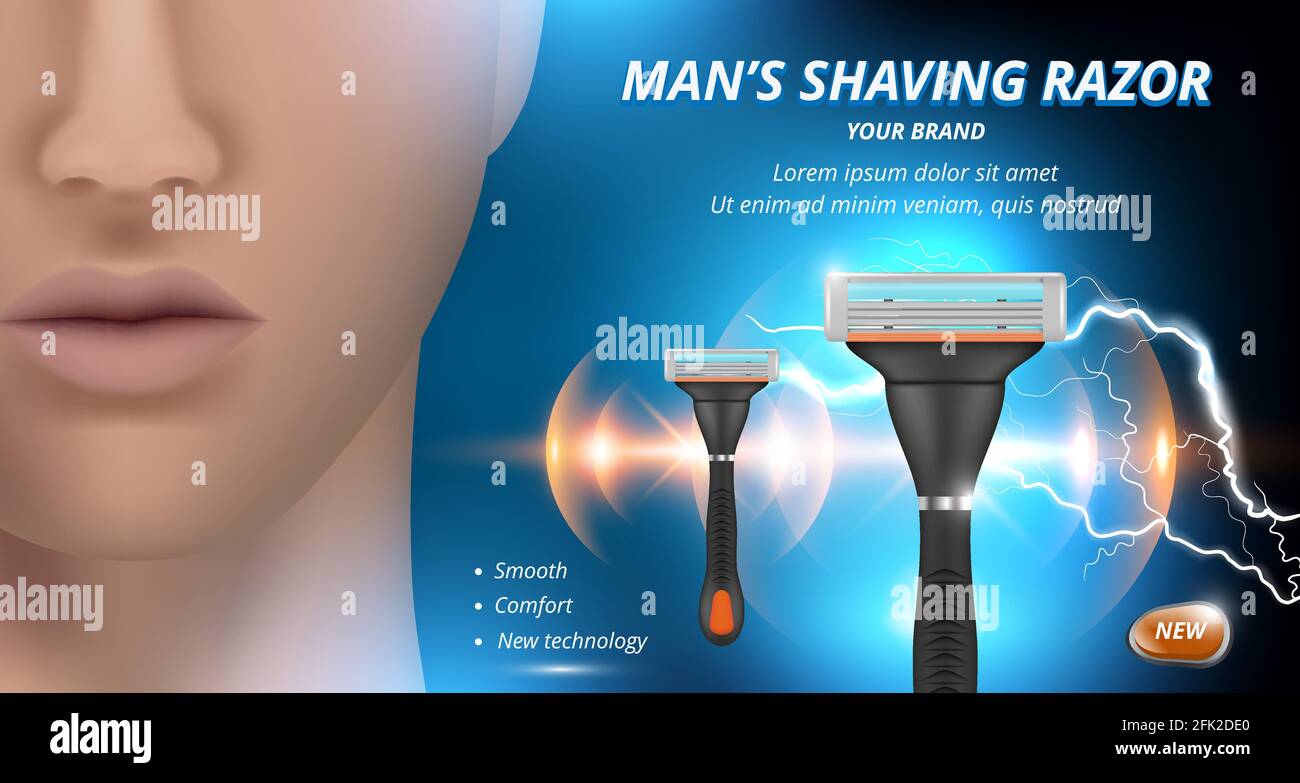 Rasiermesser haare schneiden Stock-Vektorgrafiken kaufen - Alamy