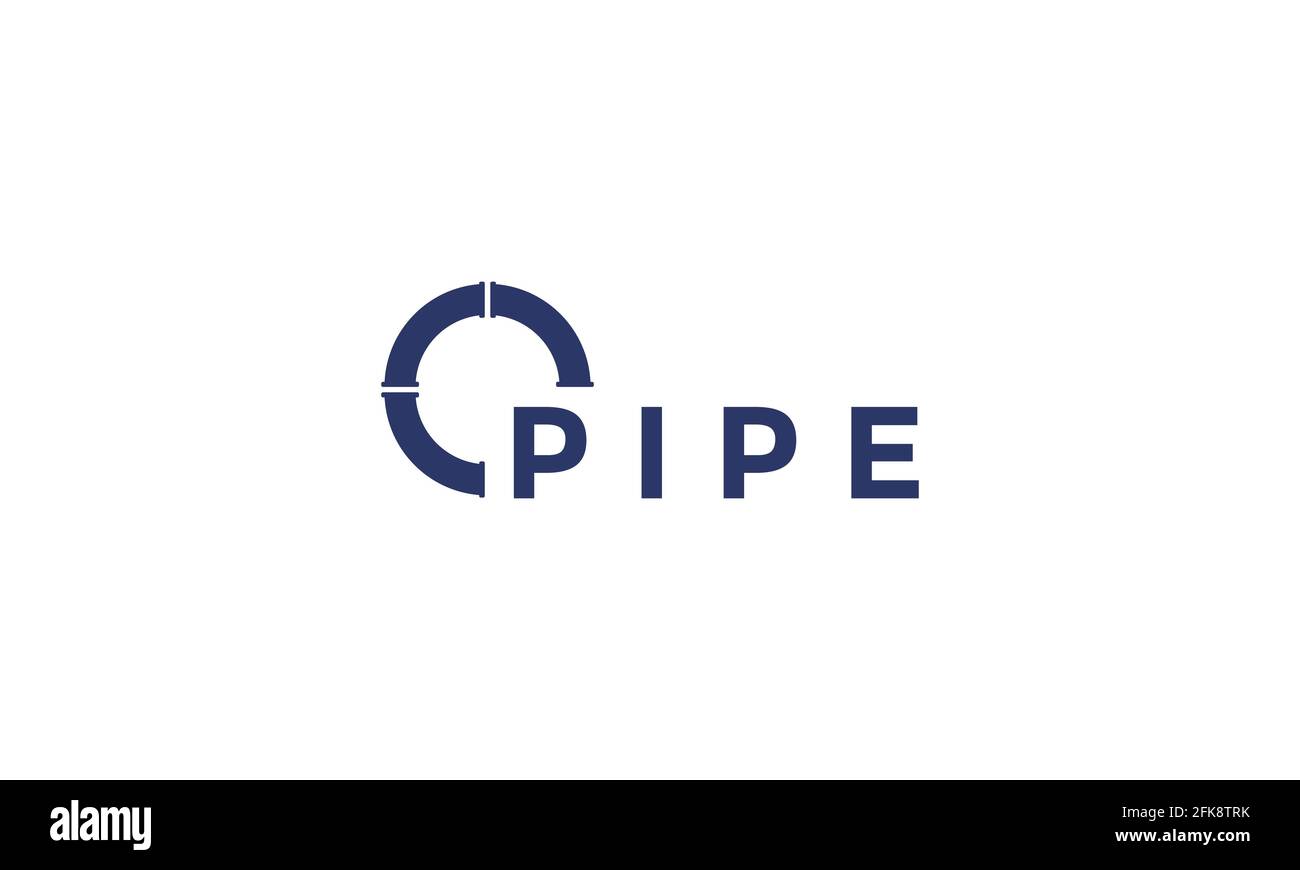 Kreis moderne Rohr Logo Symbol Symbol Vektor Grafik Design Illustration ...