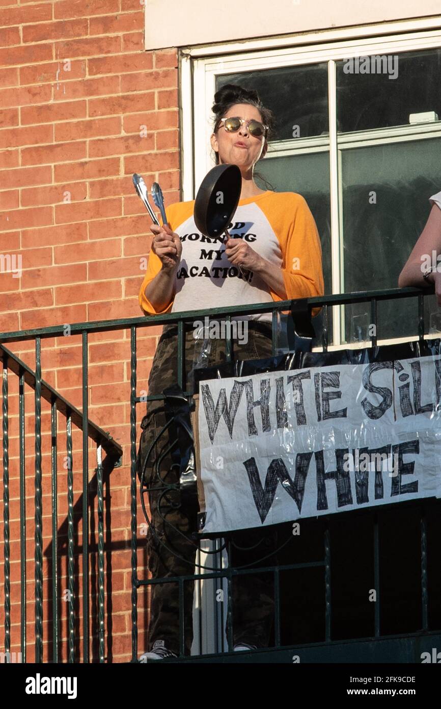 New York - NY - 20200609- Sarah Silverman Bangs geht mit dem BLM ...