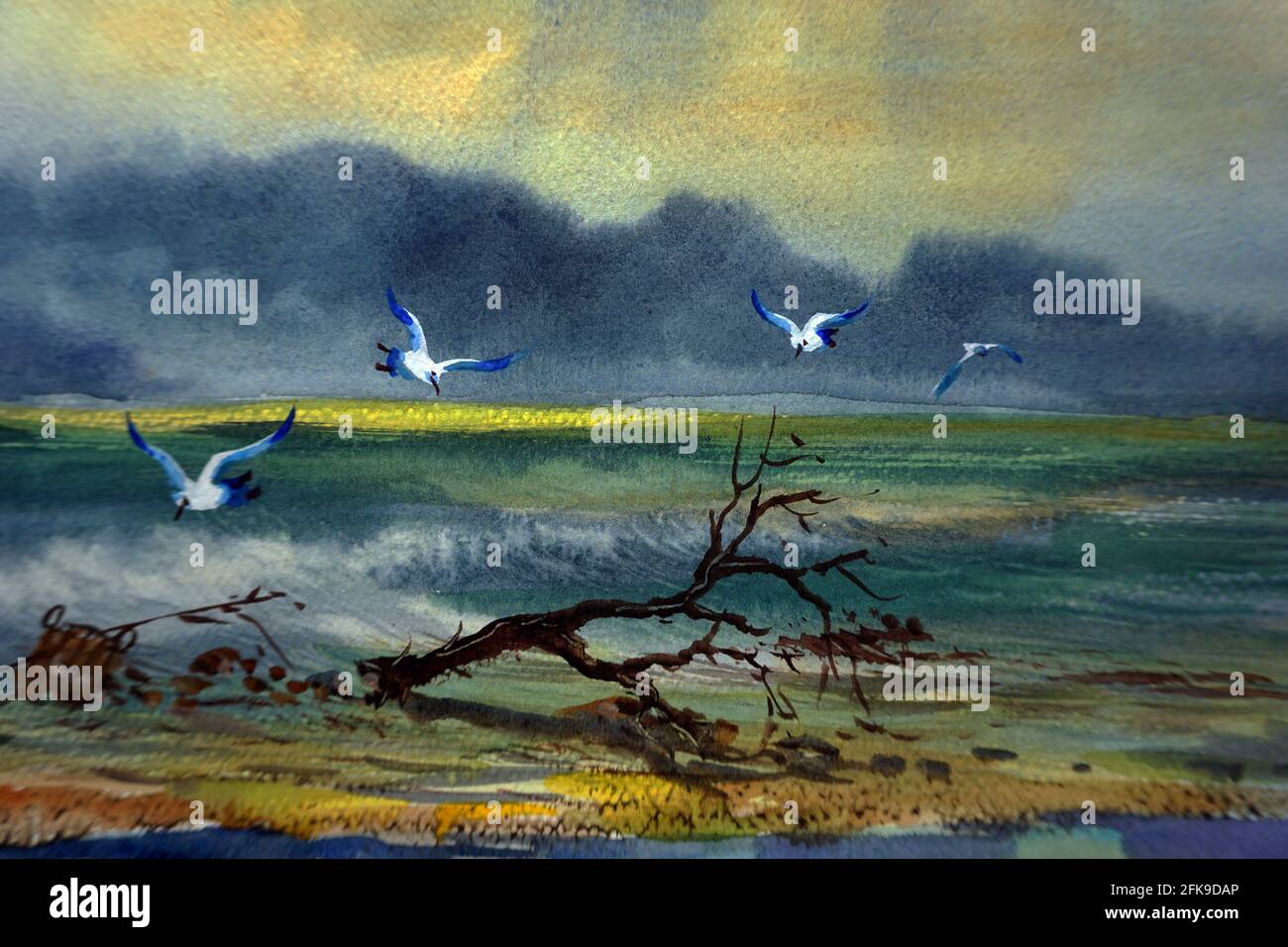 Das meer malerei -Fotos und -Bildmaterial in hoher Auflösung – Alamy