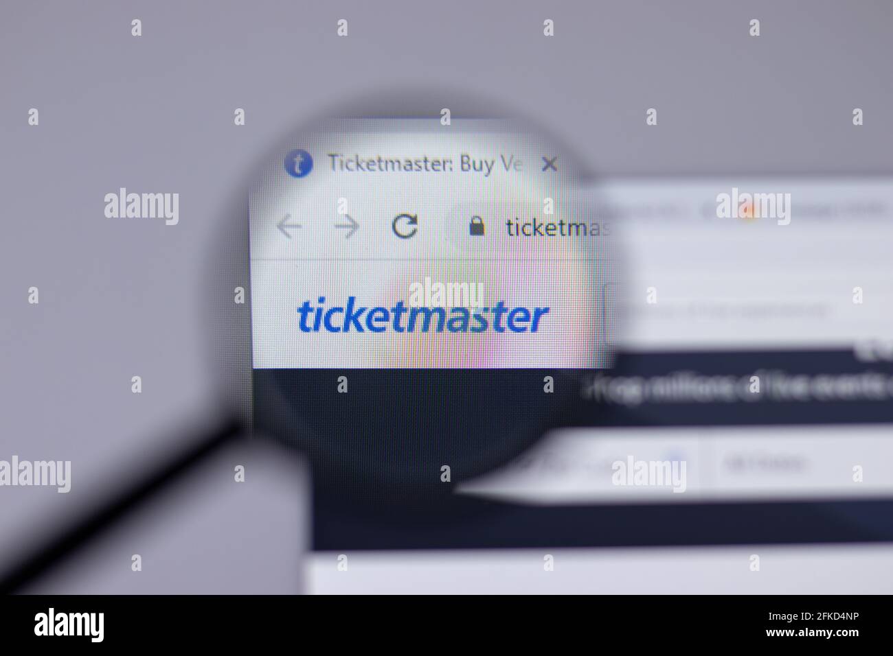 Ticketmaster symbol -Fotos und -Bildmaterial in hoher Auflösung – Alamy
